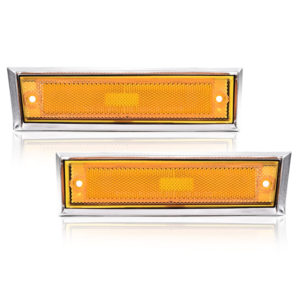 CROSSDESIGN Front Side Marker Light Lamp Fit for Chevrolet C10 C20 C30 ...