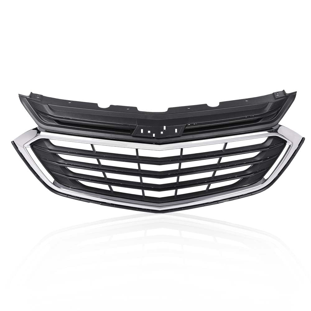 CROSSDESIGN Black&Chrome Front Upper Bumper Grille Grill Fit for 2018 ...