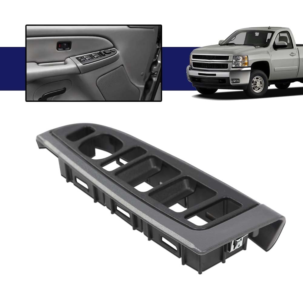 CROSSDESIGN Front Window Switch Trim Bezel Set Fit for Silverado Sierra ...