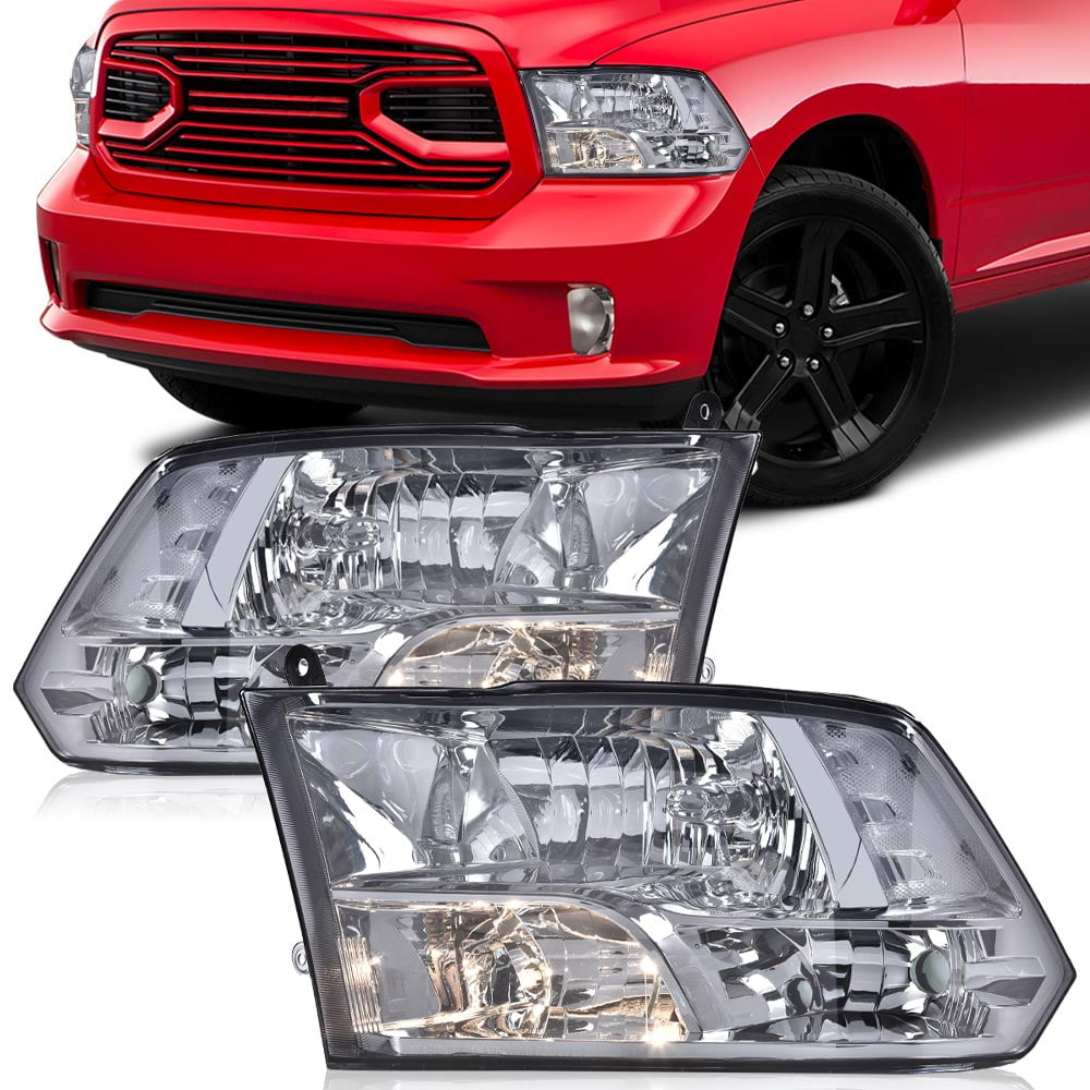 CROSSDESIGN Headlights Assembly Fit for Dodge Ram 1500 2500 3500 2009 ...