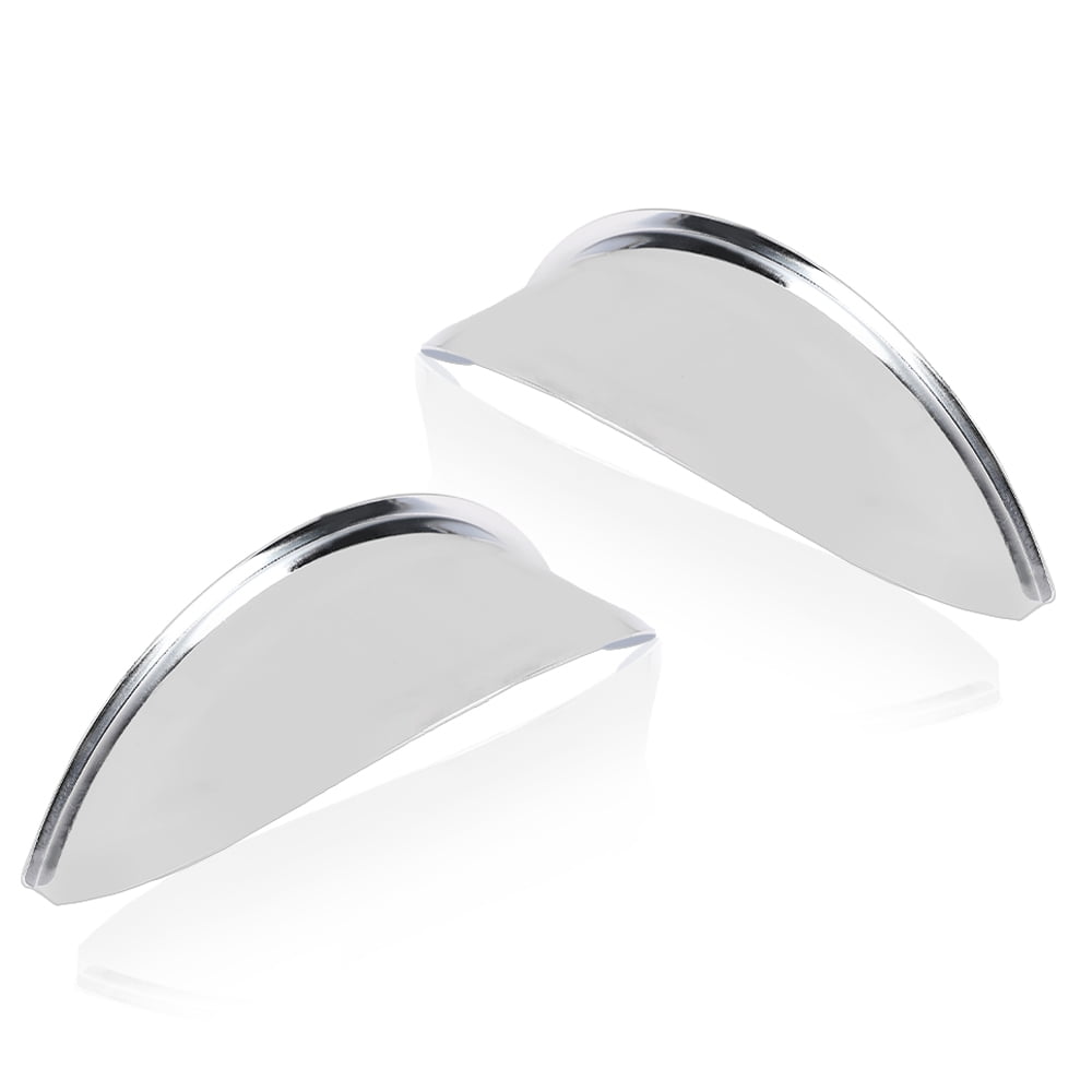 CROSSDESIGN Headlight Visors Pair 7" Heavy Duty Chrome Shields Trim ...