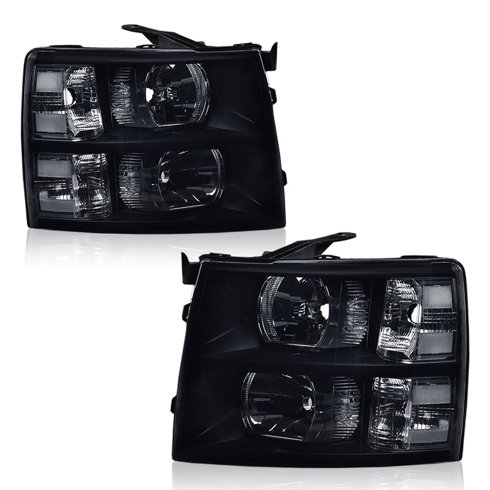 CROSSDESIGN Pair Left&Right Headlights Assembly Headlamps Fit for 2007 ...