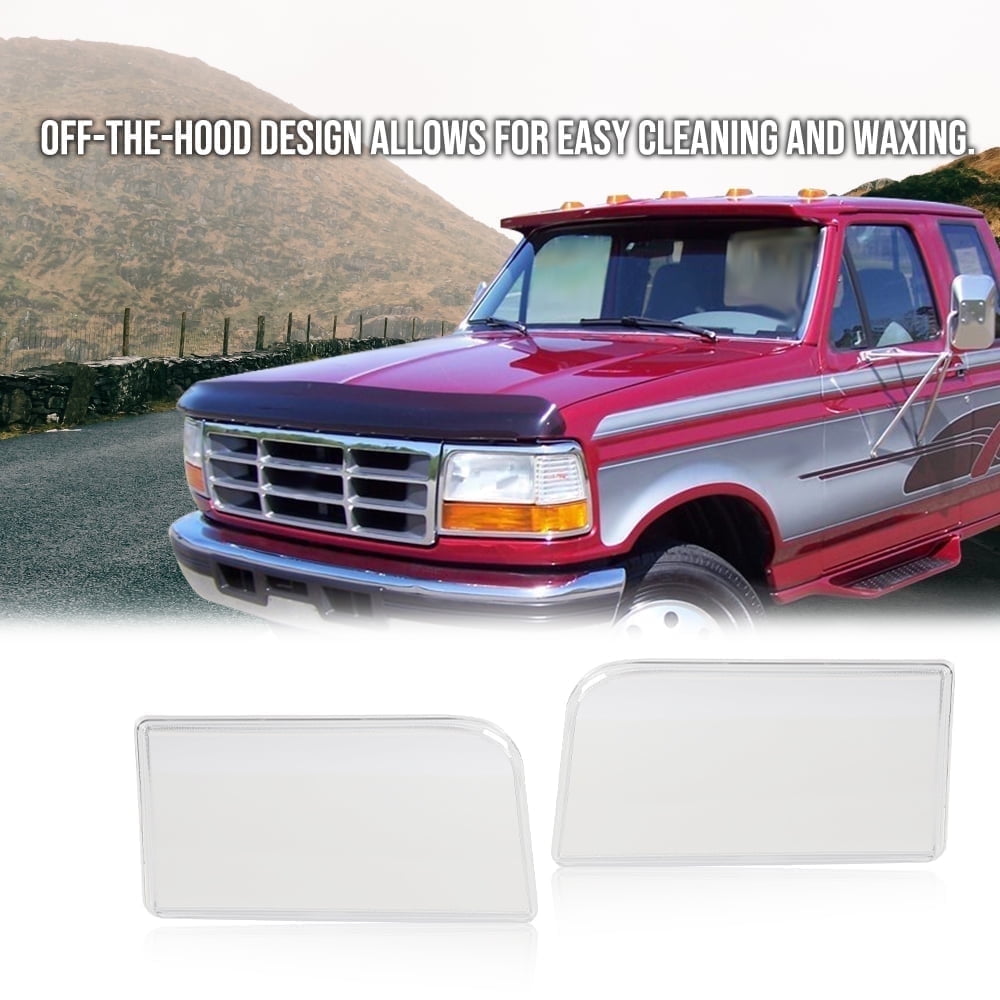 CROSSDESIGN Headlights w/Corner Signal Bumper Lamps Cover Fit for Ford ...
