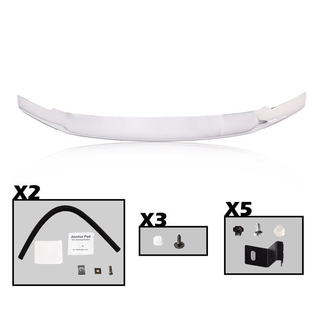 CROSSDESIGN Hood Deflector Fit for 2017-2019 Ford F250 F350 F450 Bug ...