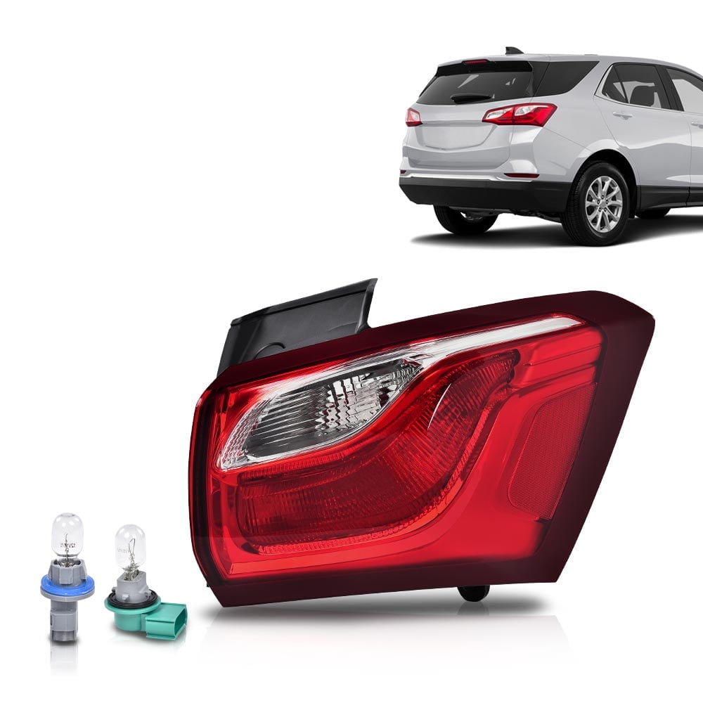 CROSSDESIGN Incandescent Tail Light Fit for Chevy Equinox 2018-2020 ...