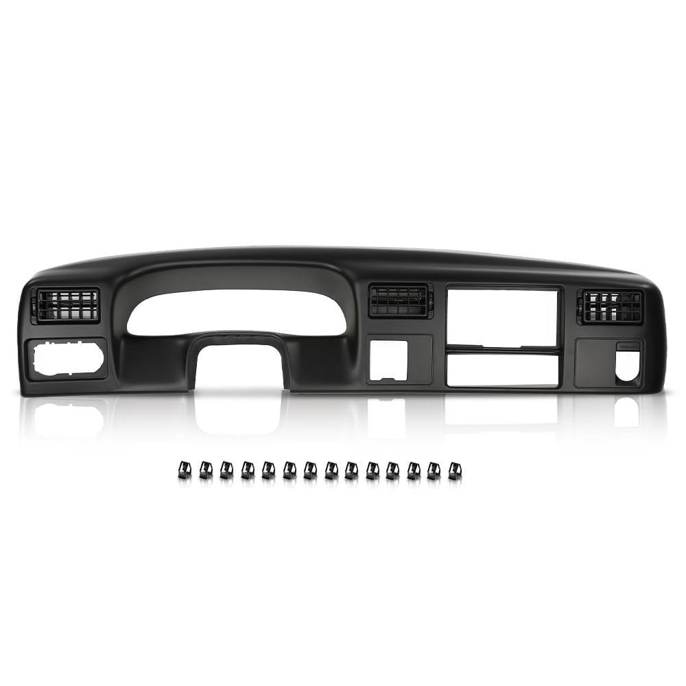 Instrument Cluster Dash Trim Bezel Panel 4x4 with Hole Black Fit for ...