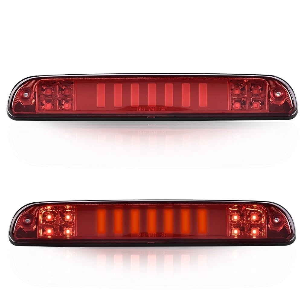 CROSSDESIGN Red Lens LED BAR 3D Brake Light Fit for Ford F250/F350/F450 ...