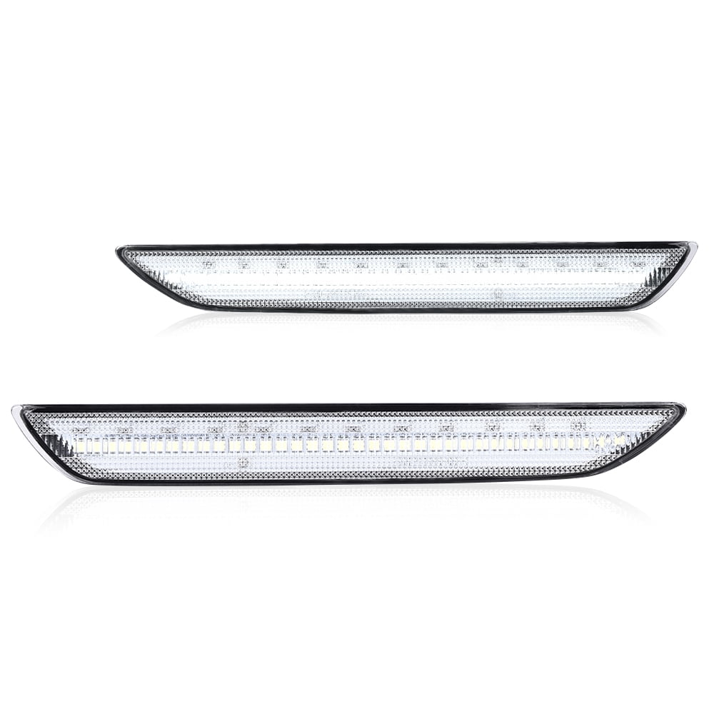 CROSSDESIGN LED Rear Side Marker Lights Lamps Reflector Lights Fit for ...