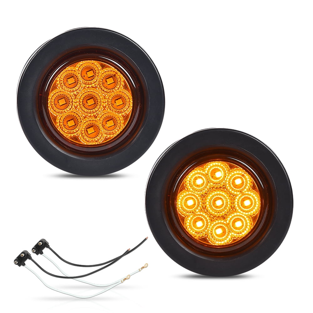 CROSSDESIGN LED Side Marker Clearance Lights Fit for Most 12V trailers ...