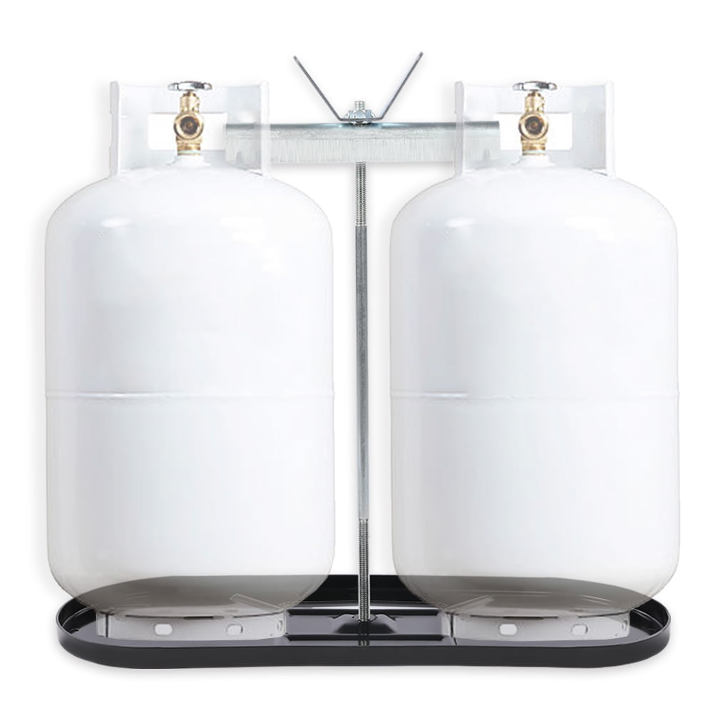 CROSSDESIGN Propane Tank Mounting Kit Fit for Camper, RV, Trailer Black ...