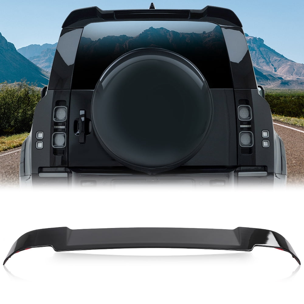 CROSSDESIGN Rear Roof Spoiler Wing Gloss Black Fit for Land Rover ...