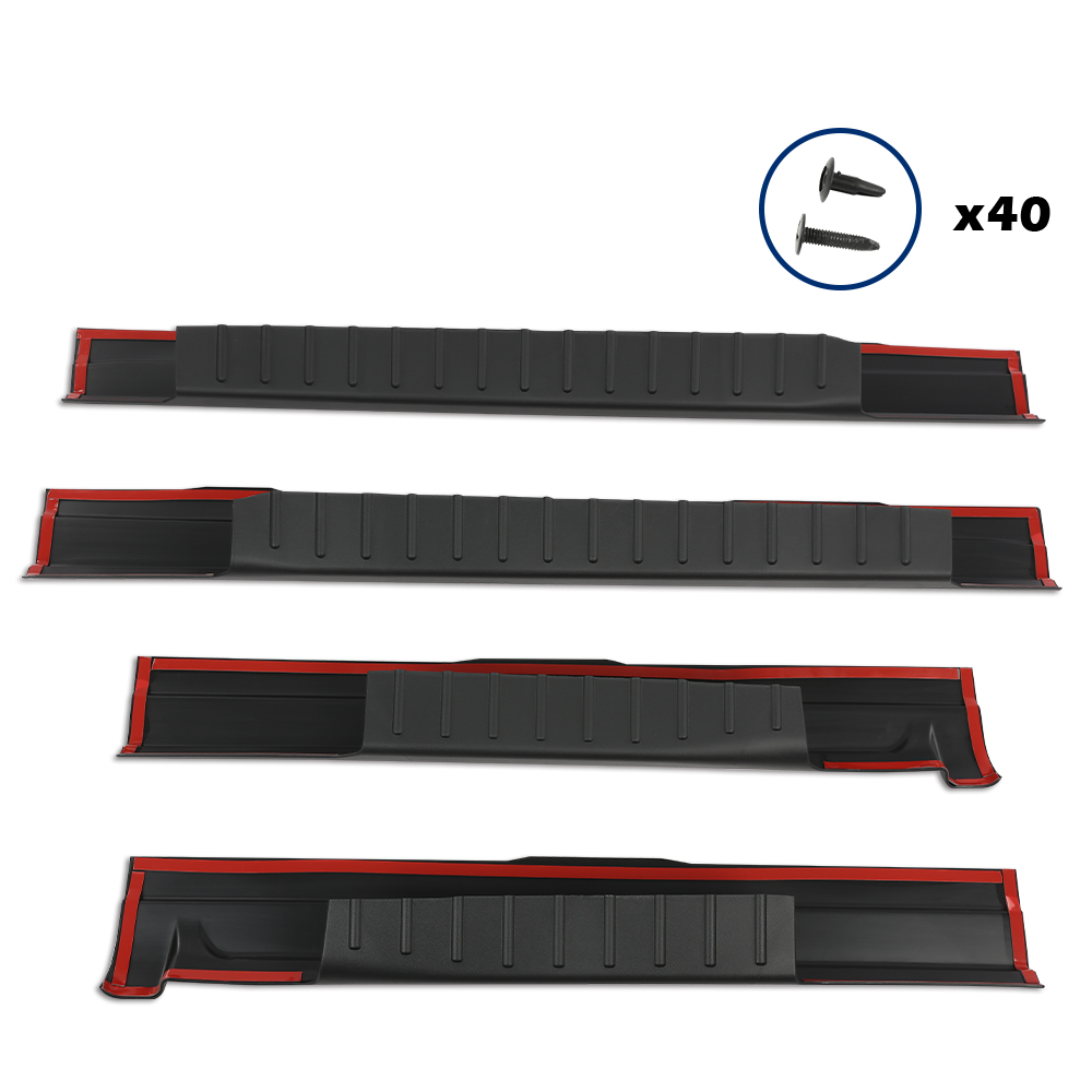Bushwacker 15-18 Ford F-150 Trail Armor Rocker Panel and Sill Plate ...