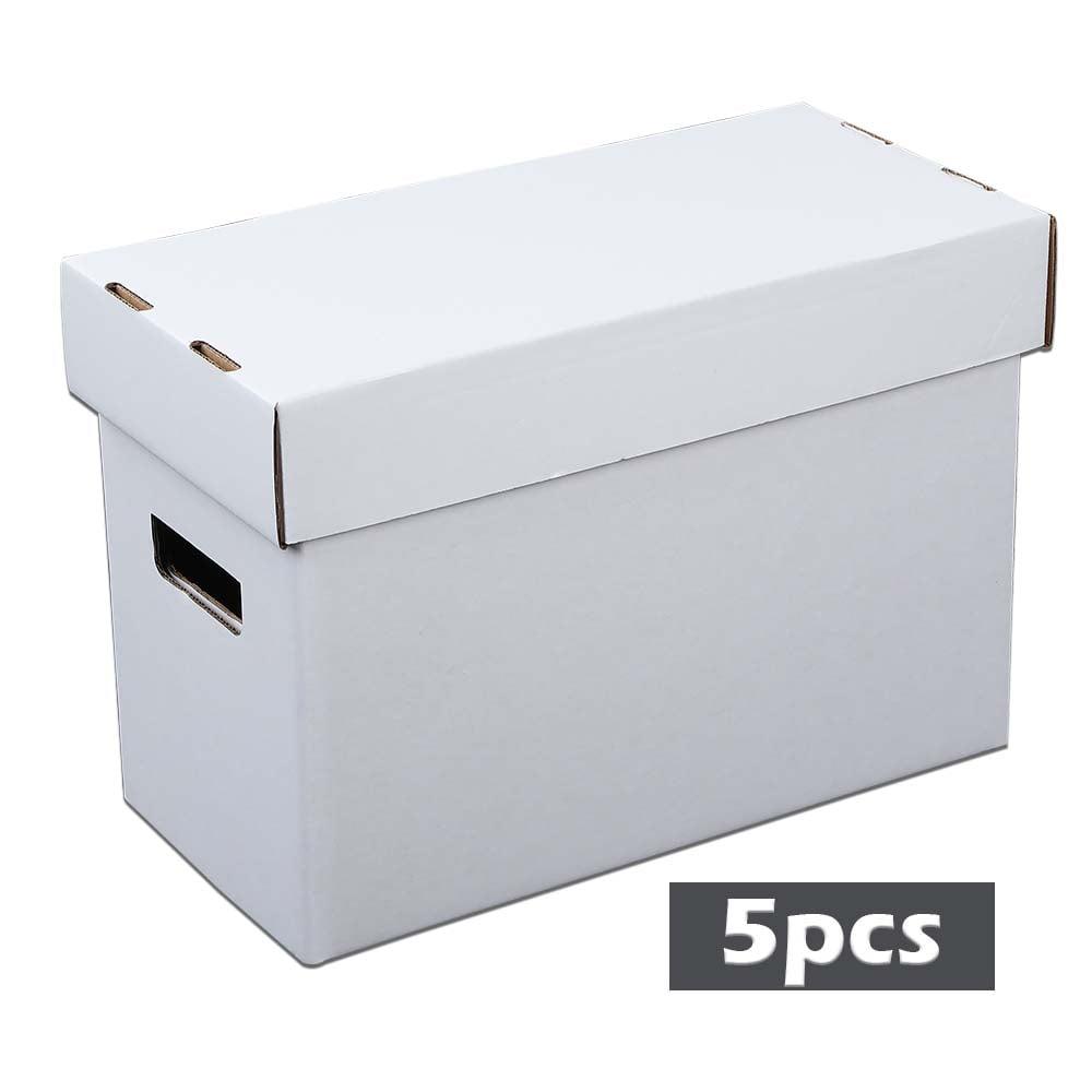 CROSSDESIGN Short Comic Storage Box - White - Holds 150-175 Comics - 5 ...