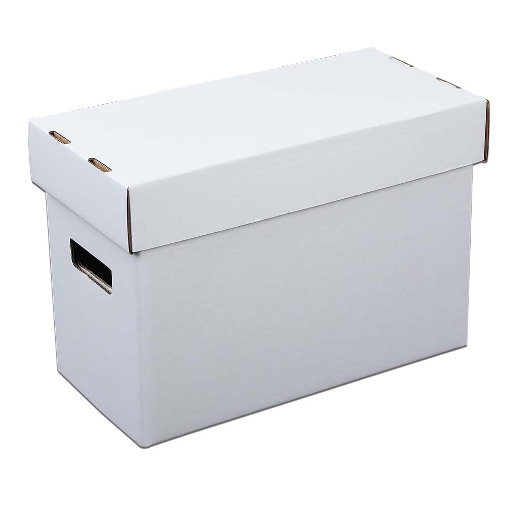 CROSSDESIGN Short Comic Storage Box - White - Holds 150-175 Comics - 5 ...