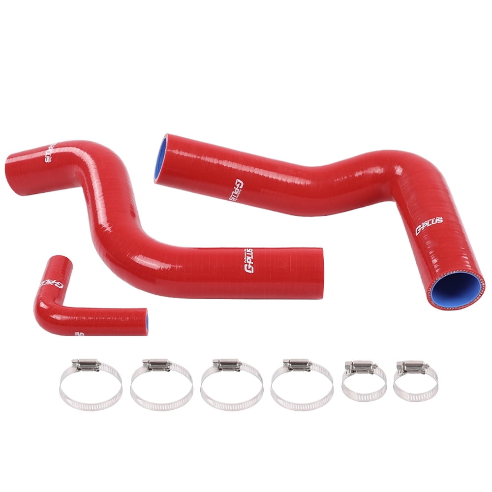 CROSSDESIGN Red Silicone Radiator Hose Fit for 1964-1968 Ford Mustang ...