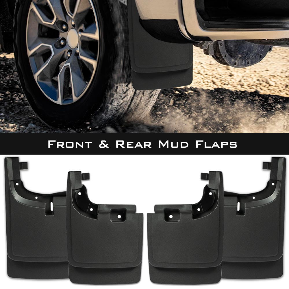 CROSSDESIGN Splash Guards Mud Flaps w/o Fender Flares Fit for Ford F250 ...