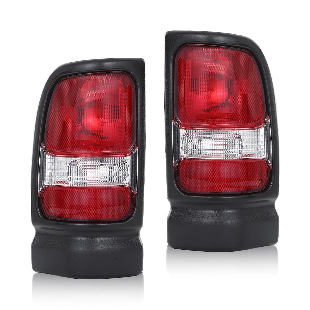 CROSSDESIGN Tail Lights w/o Bulb Fit for Dodge Ram 1500 Truck 1994-2001 ...