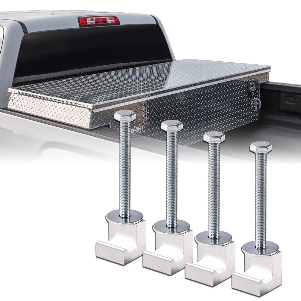 CROSSDESIGN Tool Box Mount J Hook Toolbox Pickup Rail Mounting Kit ...