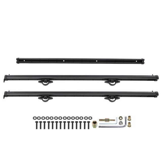 CROSSDESIGN Trail Rail System Truck Bed Rails Tie Down Rails Fit for ...