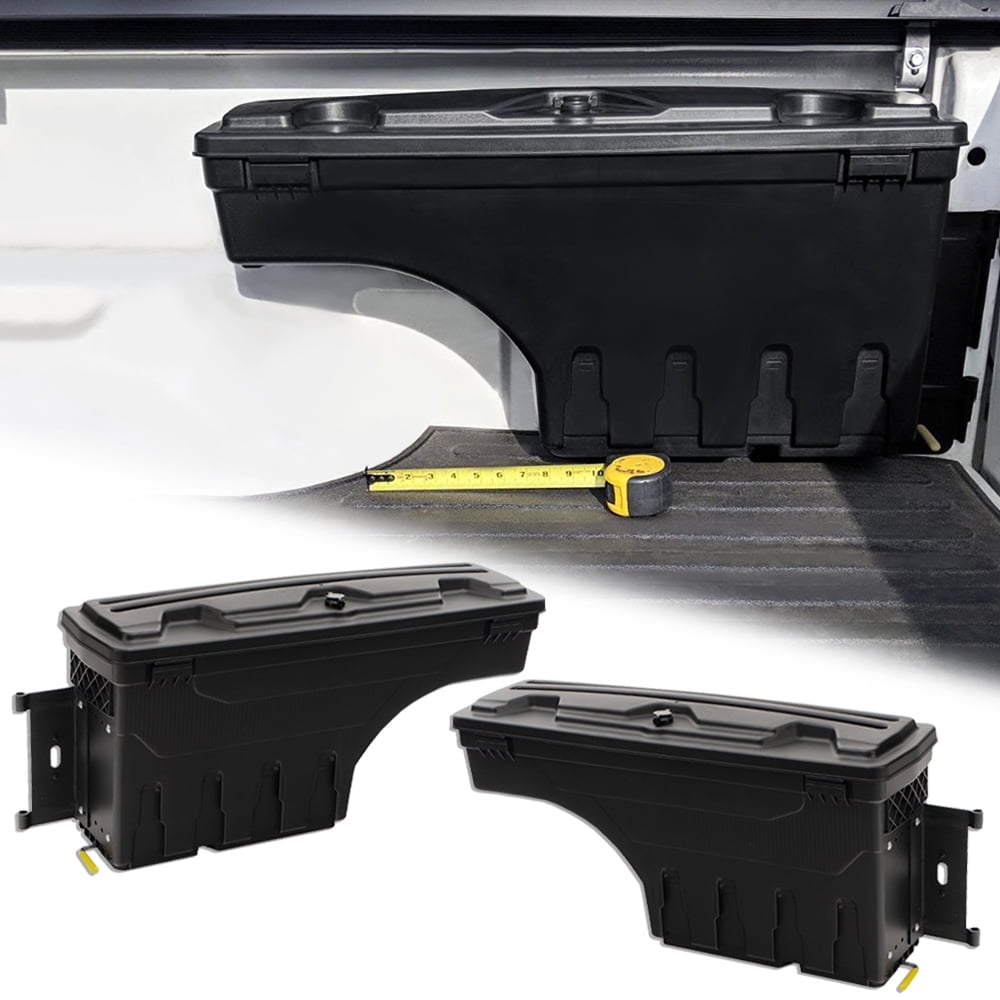 CROSSDESIGN Truck Bed Storage Case Box Toolbox Fit for Toyota Tundra ...