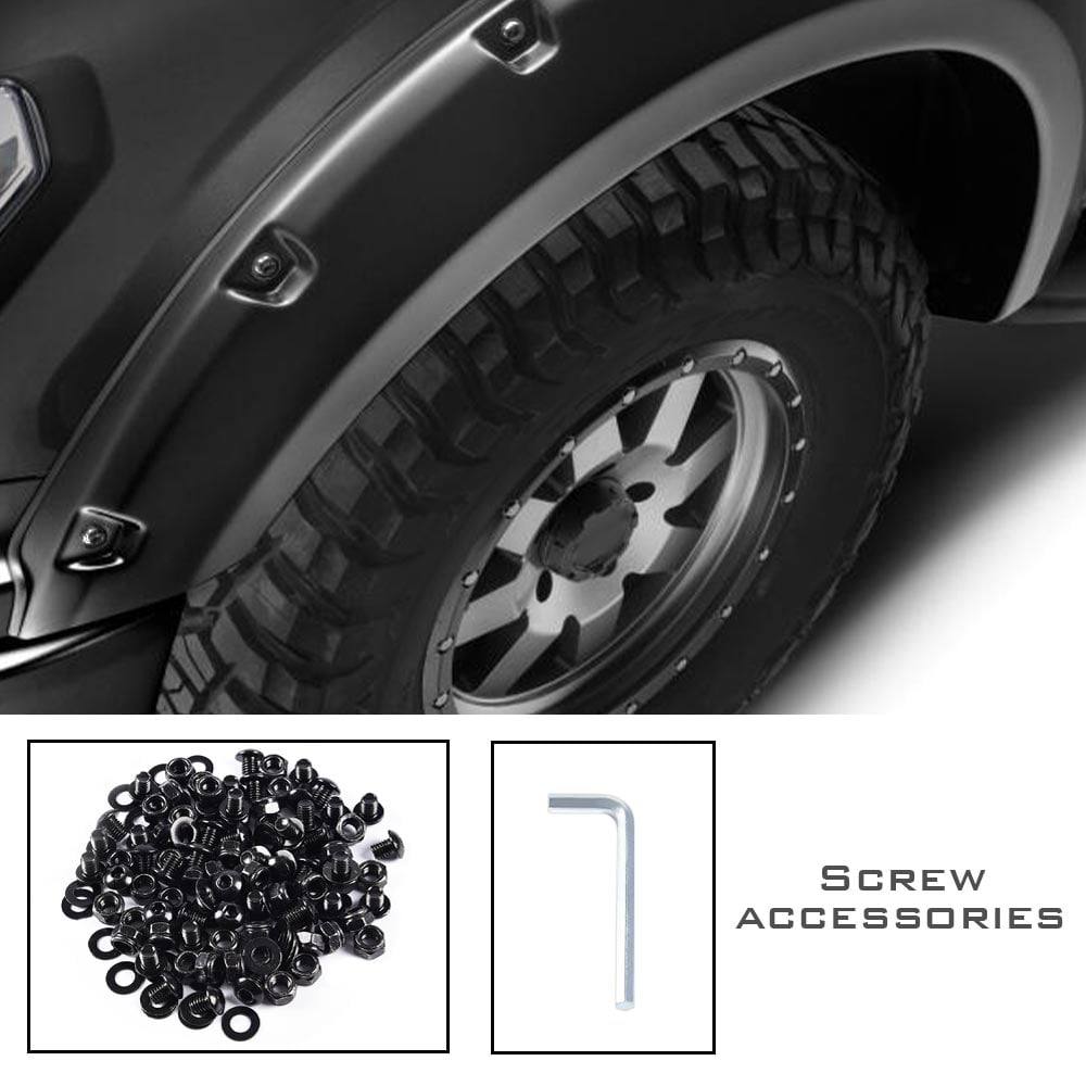 CROSSDESIGN Universal Fender Flare Hardware Kit Pocket Bolt Hardware ...