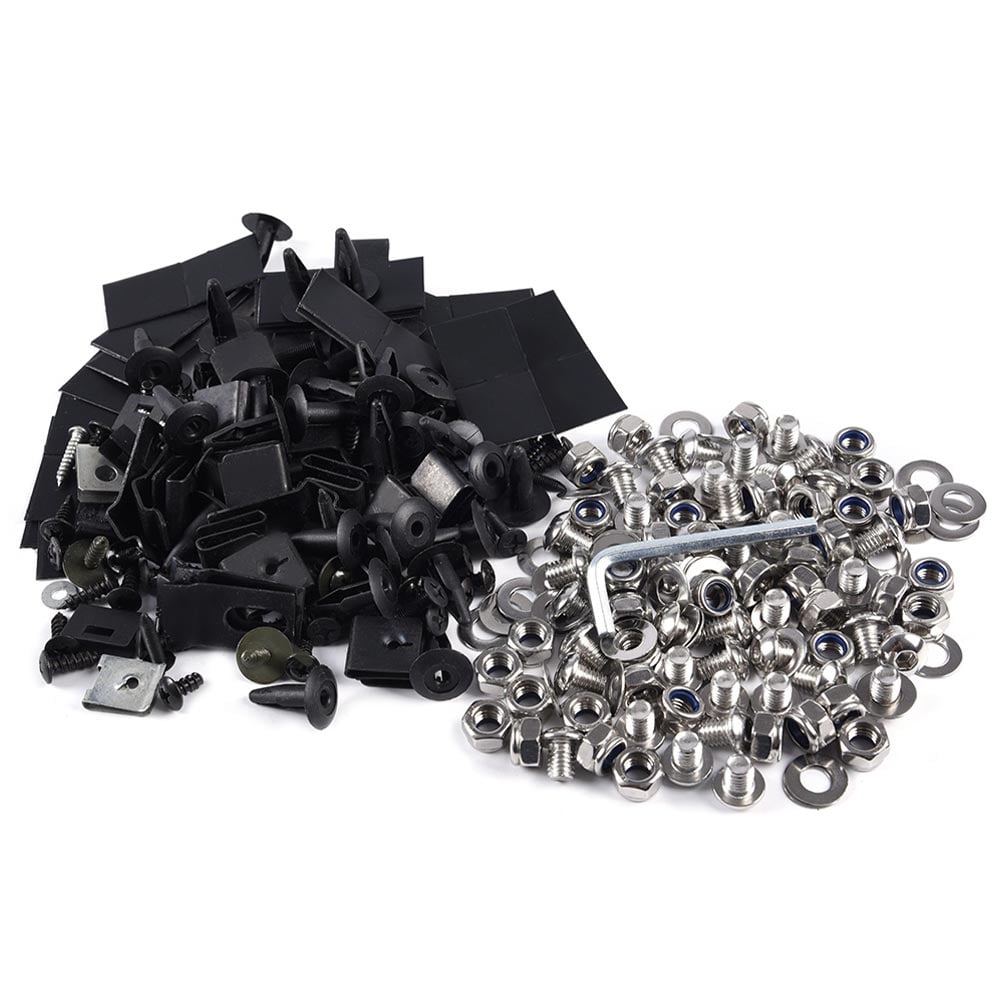 CROSSDESIGN Universal Fender Flares Screw/Bolt Hardware Kit Fit for ...