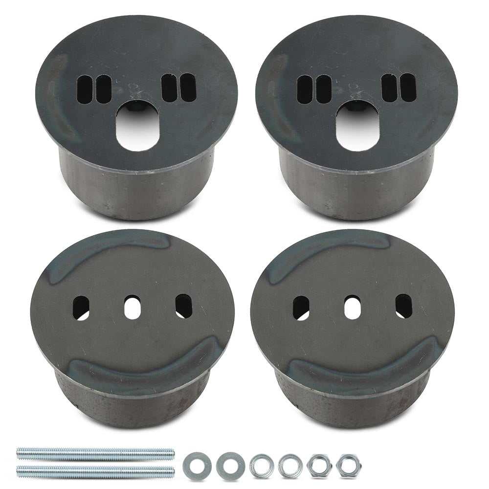 CROSSDESIGN Universal Front Air Ride Bag Brackets Kit Cups 4.5" OD Fit ...