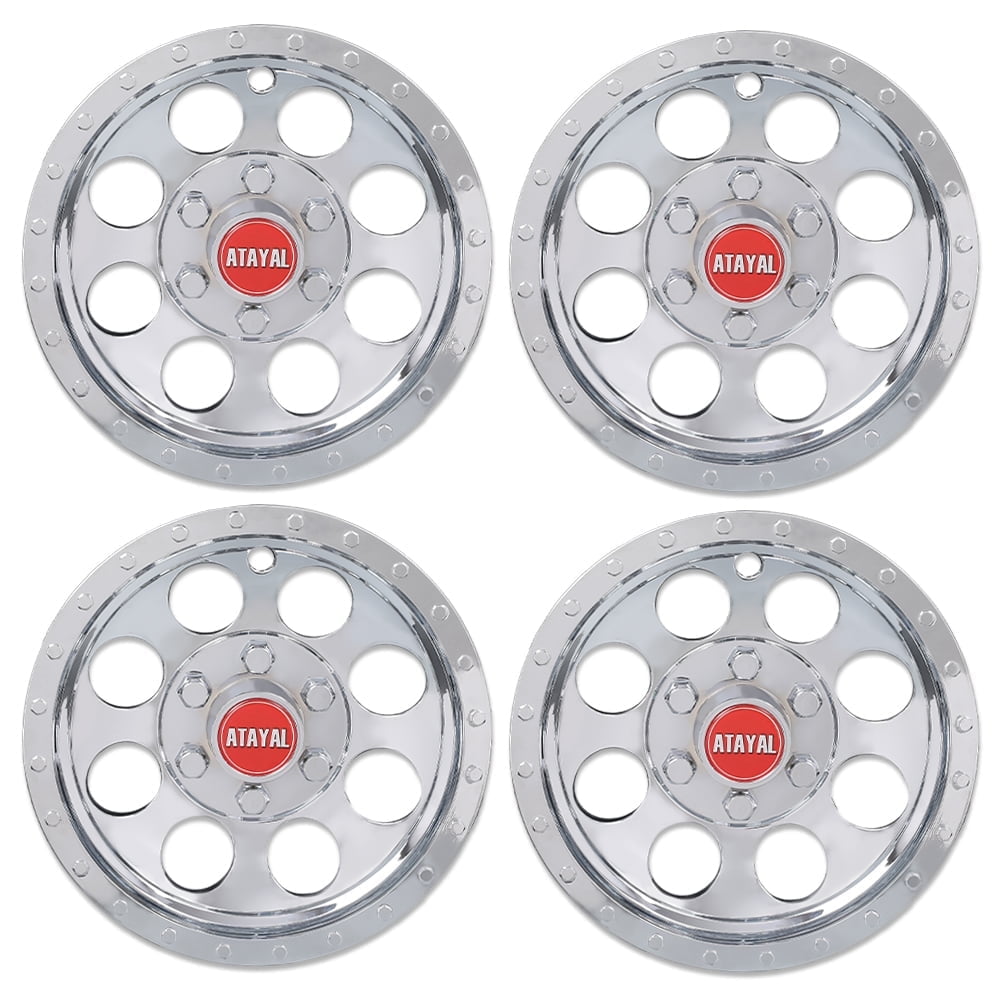 CROSSDESIGN Golf Cart Hubcaps Set of 4 10" Wheel Cover Hub Caps Fit for ...