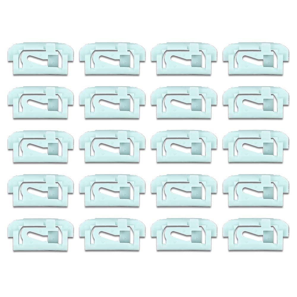 CROSSDESIGN Windshield & Rear Window Trim Molding Clips Fit for Chevy ...