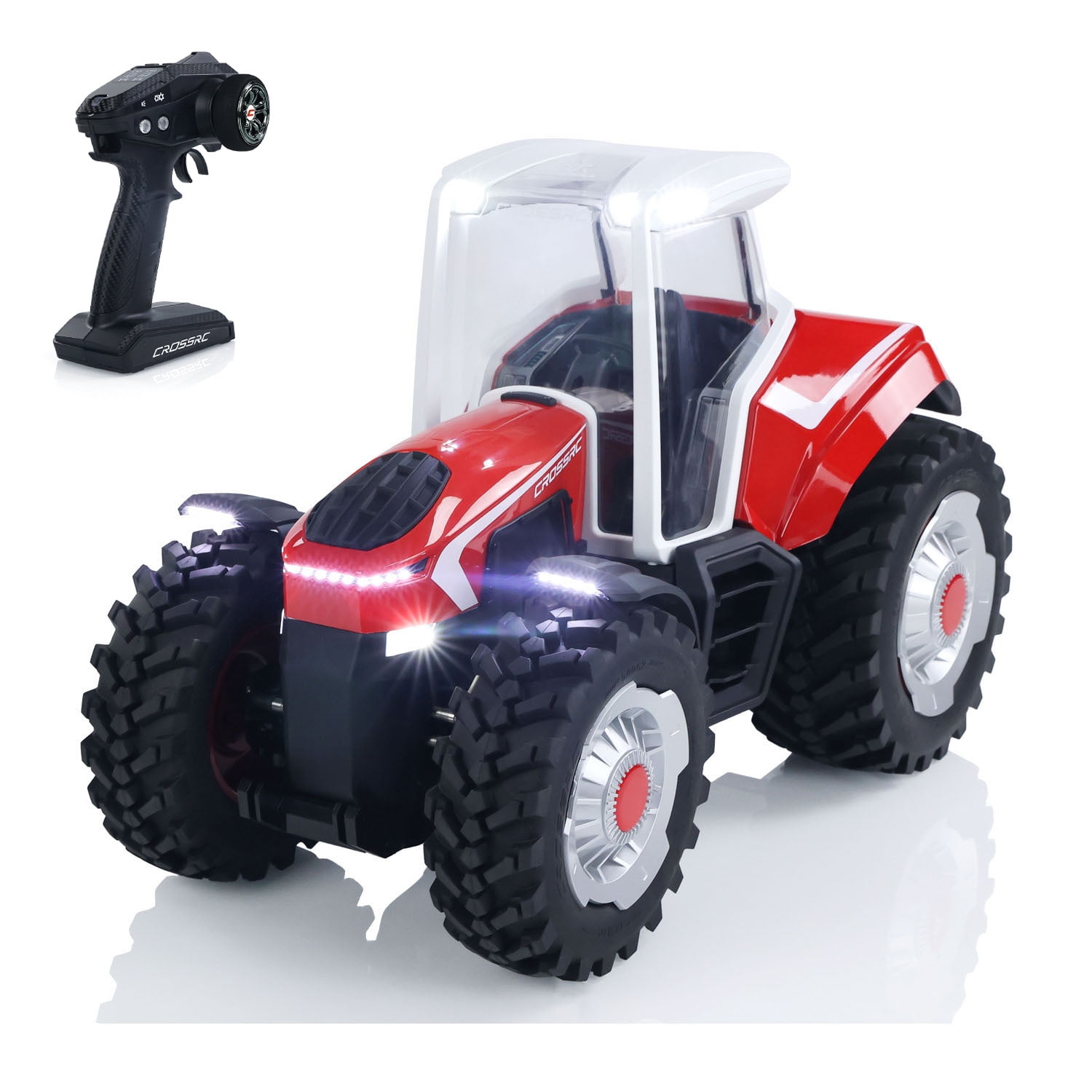 CROSSRC 1/8 RC Tractor TL4 Iron Bull Remote Control Model Car Light ...