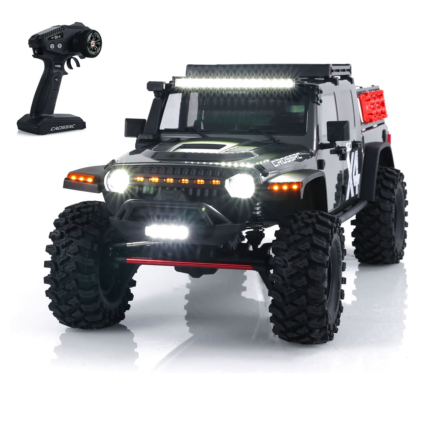CROSSRC 4WD 1/8 EMO X4 RC Off Road Vehicle 4x4 Radio Control Rock ...