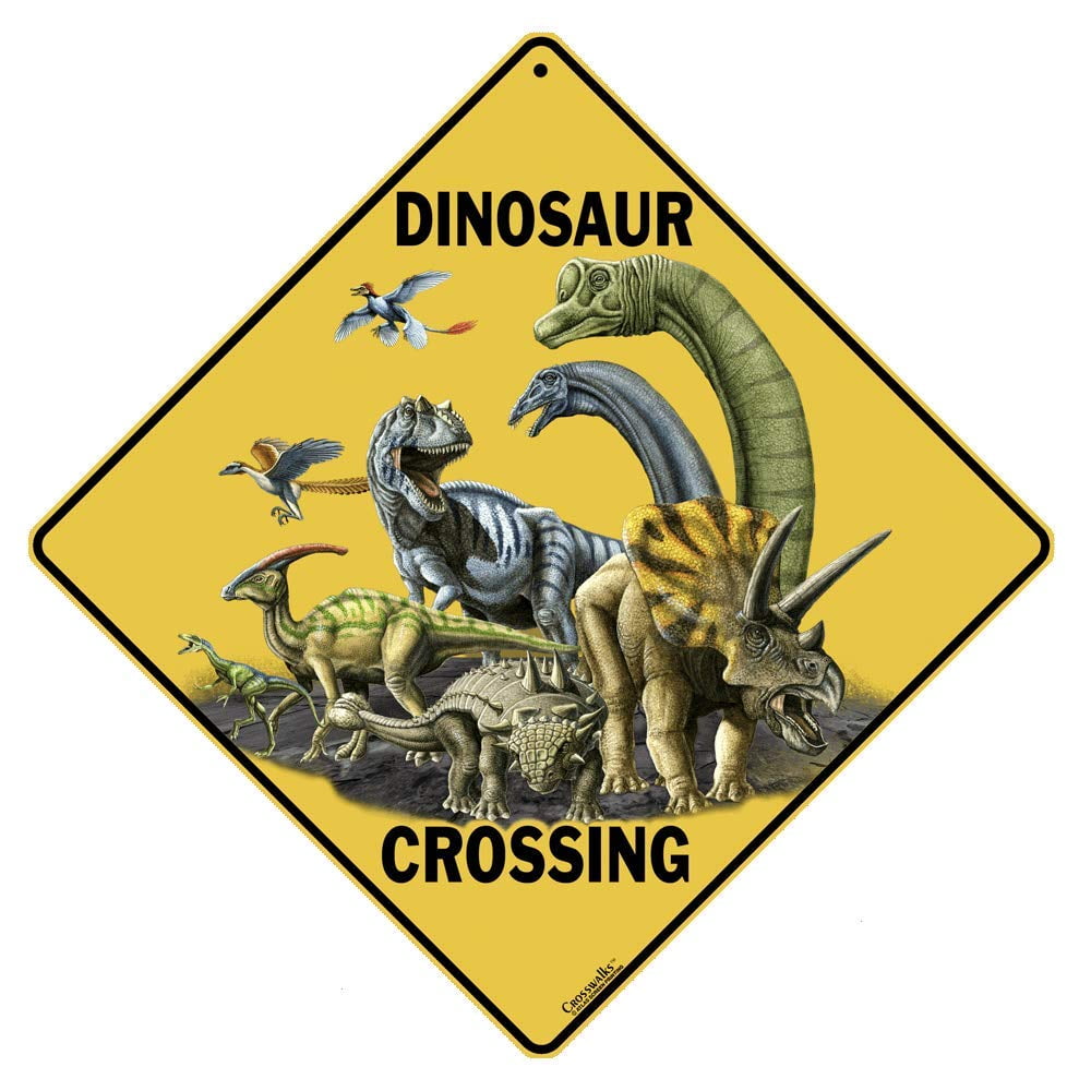 Dinosaur Crossing Sign