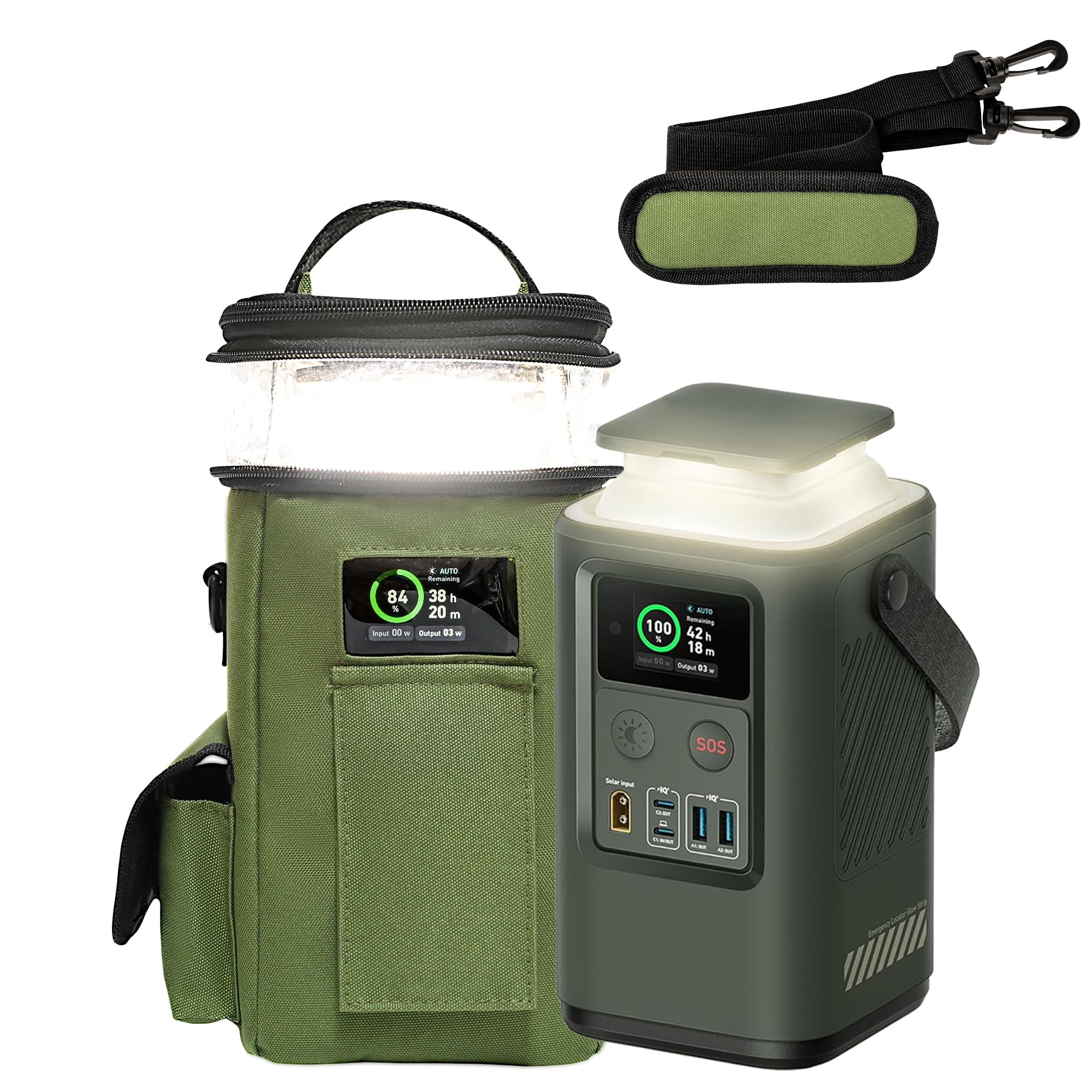 CROTIRAD Expandable Carrying Bag for Anker Power Bank Power Station 60 ...