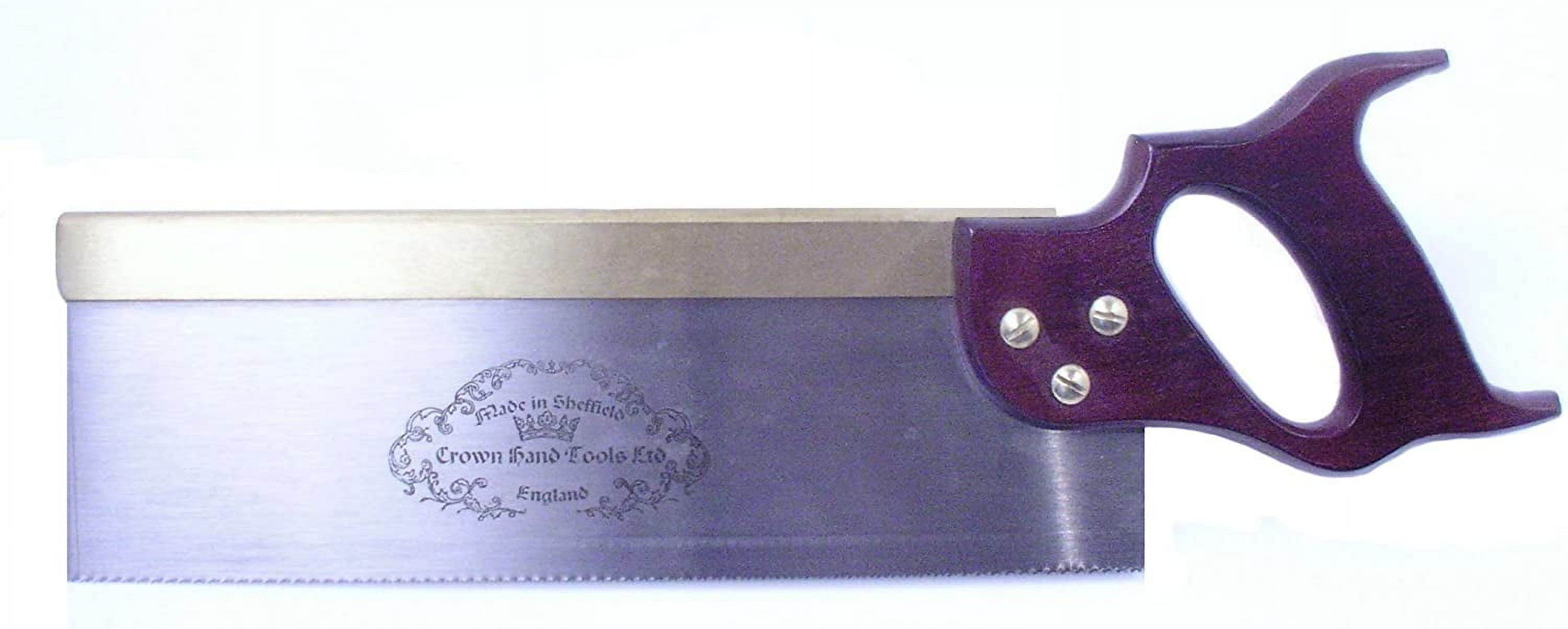 CROWN 195 12" 305mm Tenon Saw Brass Back, 13 TPI - Full Handle , Red ...