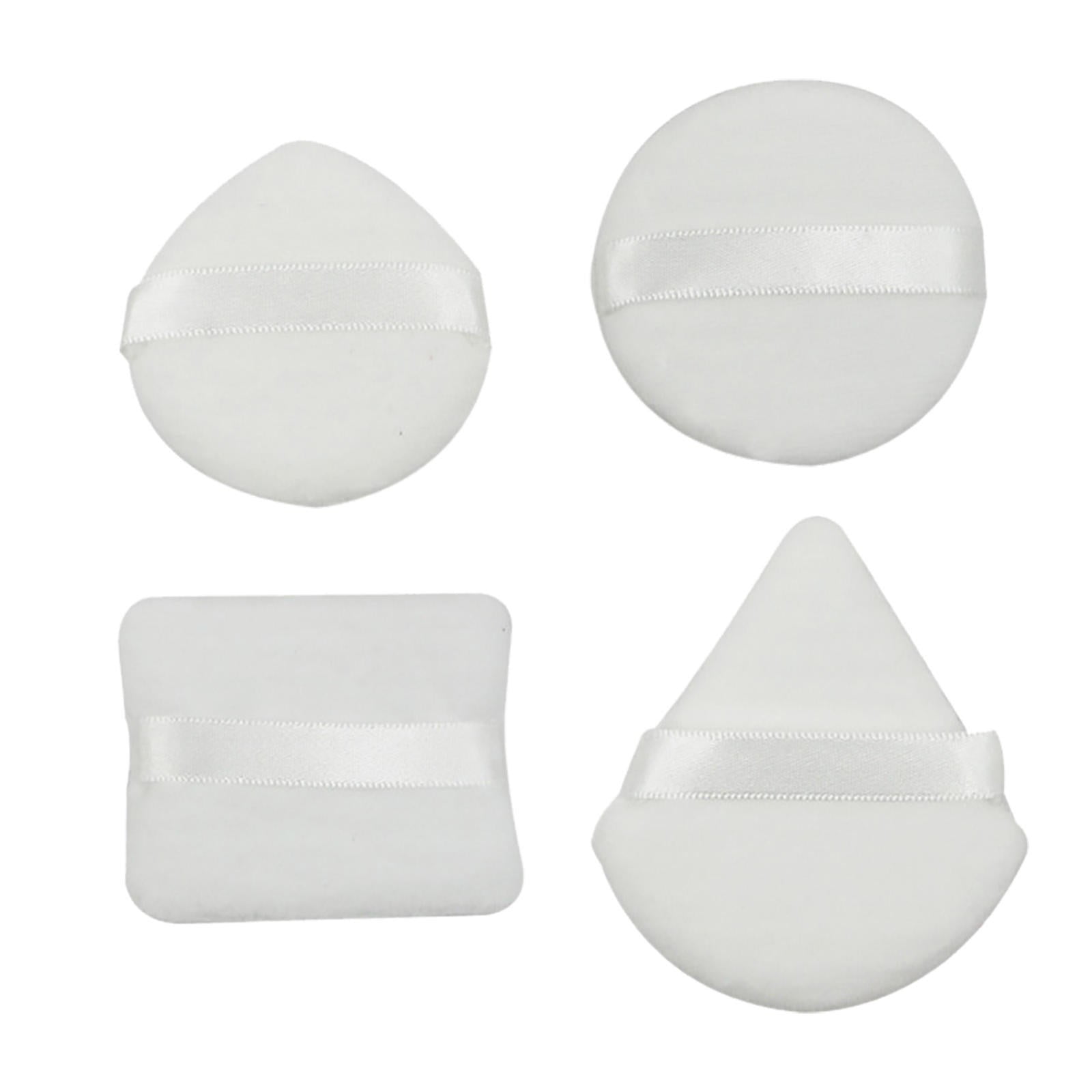 ROUYCD 4 Pack Powder Puff Facial Makeup Triangular Puff For Loose ...