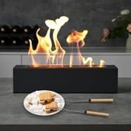 "Akoya Outdoor Essentials 70"" Linear Propane Gas Fire Pit Table in ...