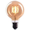 CROWN LED Edison Light Bulb, E27 Socket, Dimmable, 4W, 2200K Warm White ...