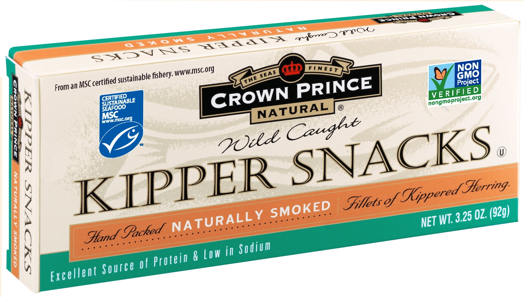 Crown Prince Wild Caught Kipper Snacks 3.25 oz Can - Walmart.com