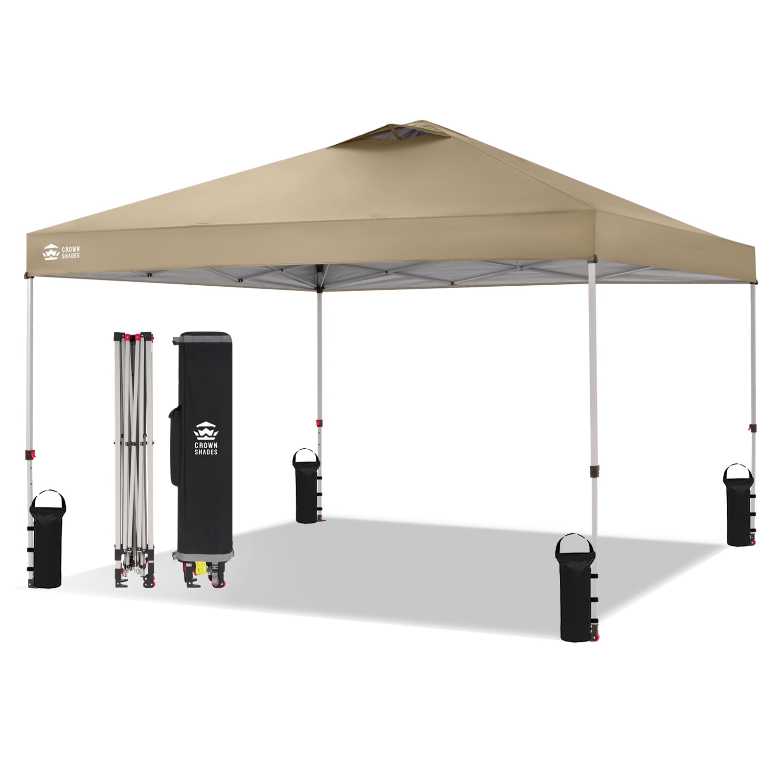 CROWN SHADES 12x12 Pop Up Canopy Outside Canopy Patented One Push Setup ...