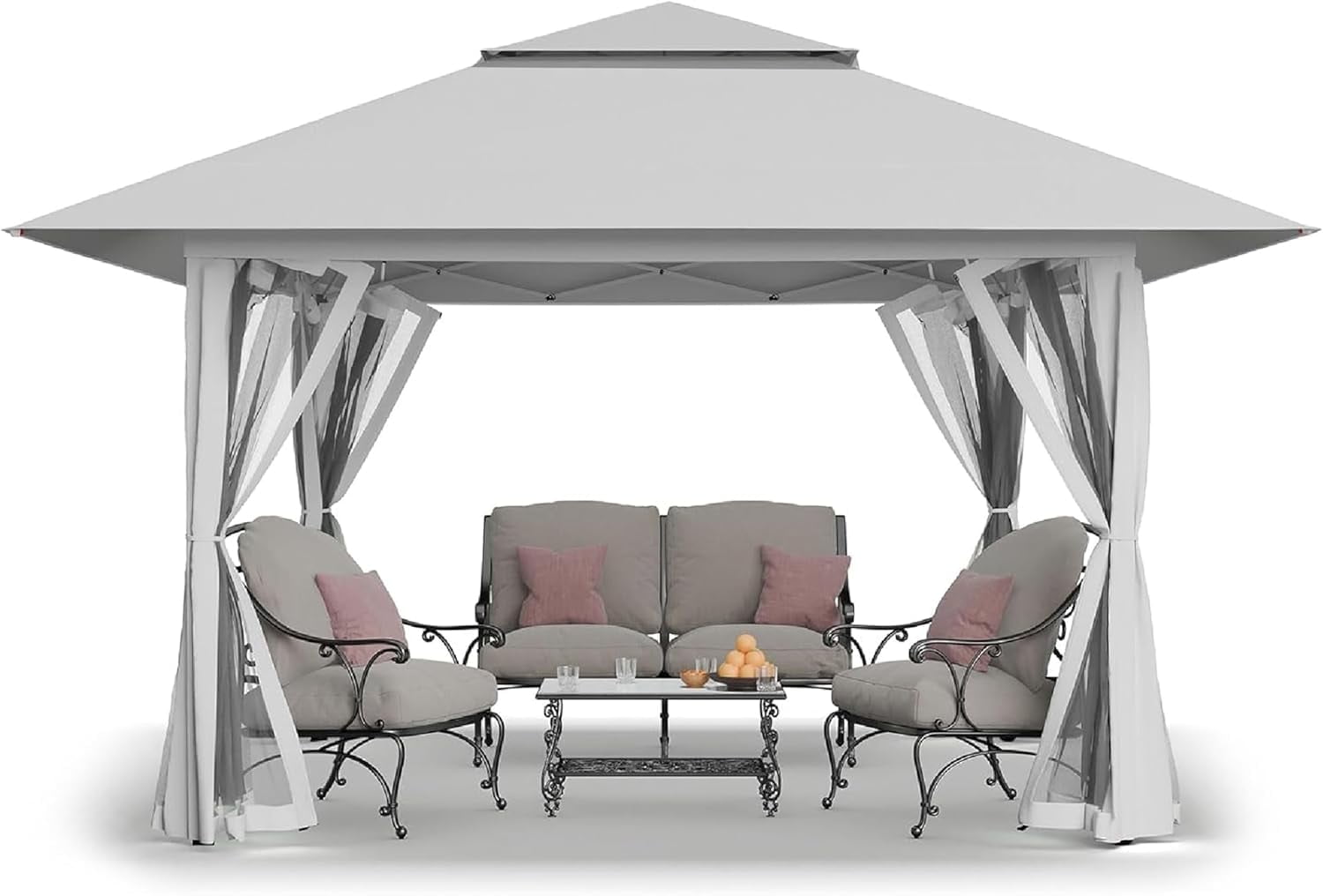 CROWN SHADES 13x13 Pop Up Gazebo Canopy Tent Gazebos Outdoor Gazebo for ...