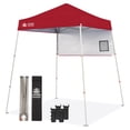 CROWN SHADES 5x5 Pop Up Canopy Tent Outdoor Canopy Tent Slanted Leg ...