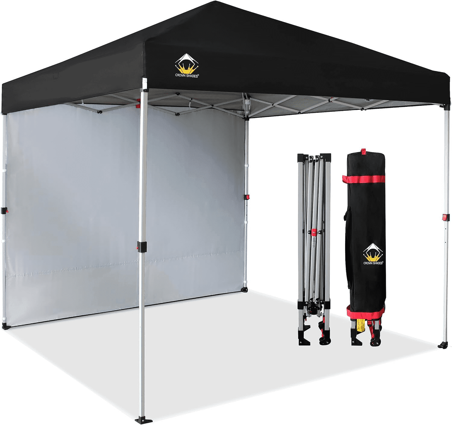 CROWN SHADES Canopy Tent, 8 x 8 Foot Portable Pop Up Outdoor Shelter ...