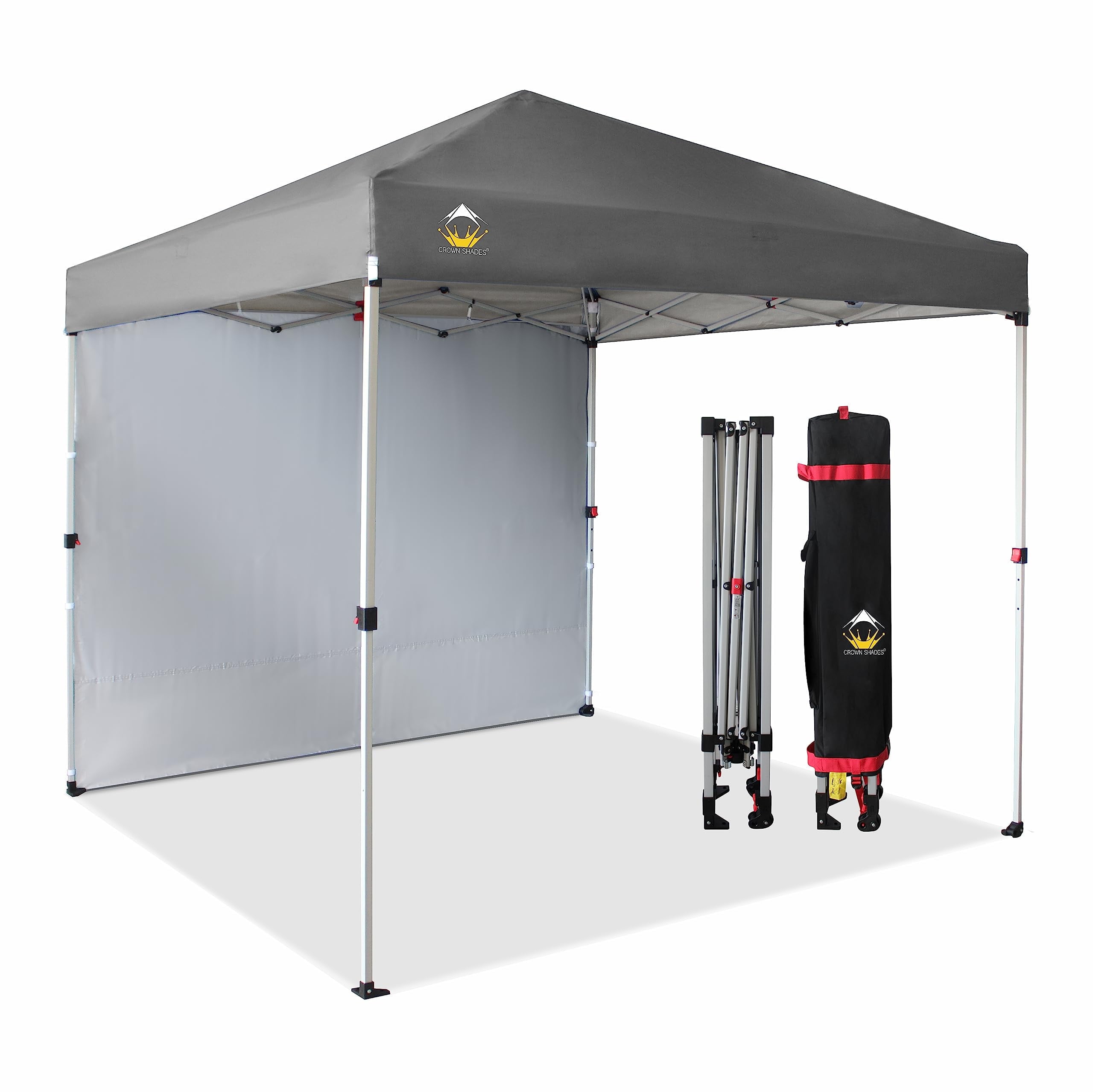 CROWN SHADES Canopy Tent, 8 x 8 Foot Portable Pop Up Outdoor Shelter ...
