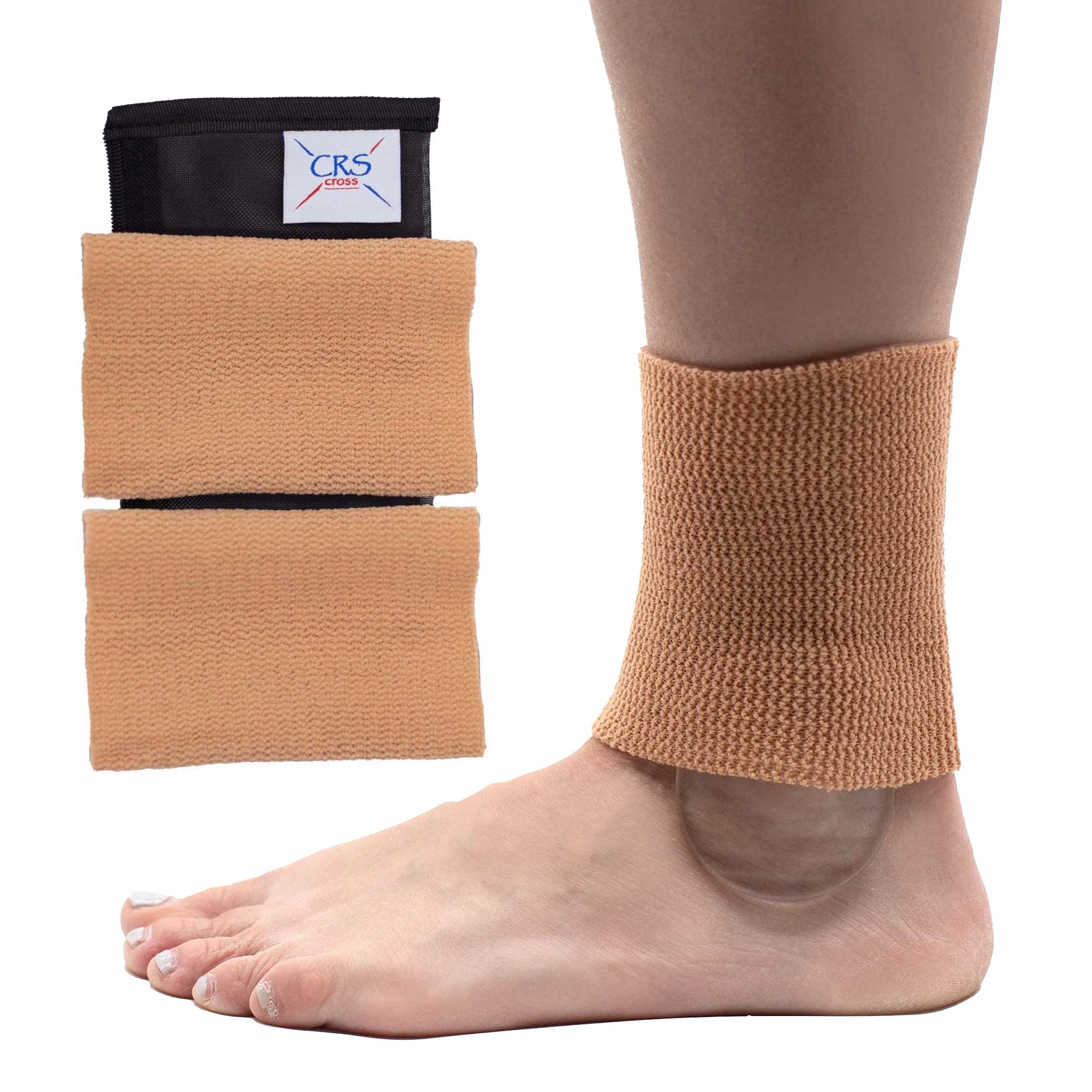 CRS Cross Ankle Gel Sleeves - Padded Skate Socks. Ankle, Foot and Lower ...