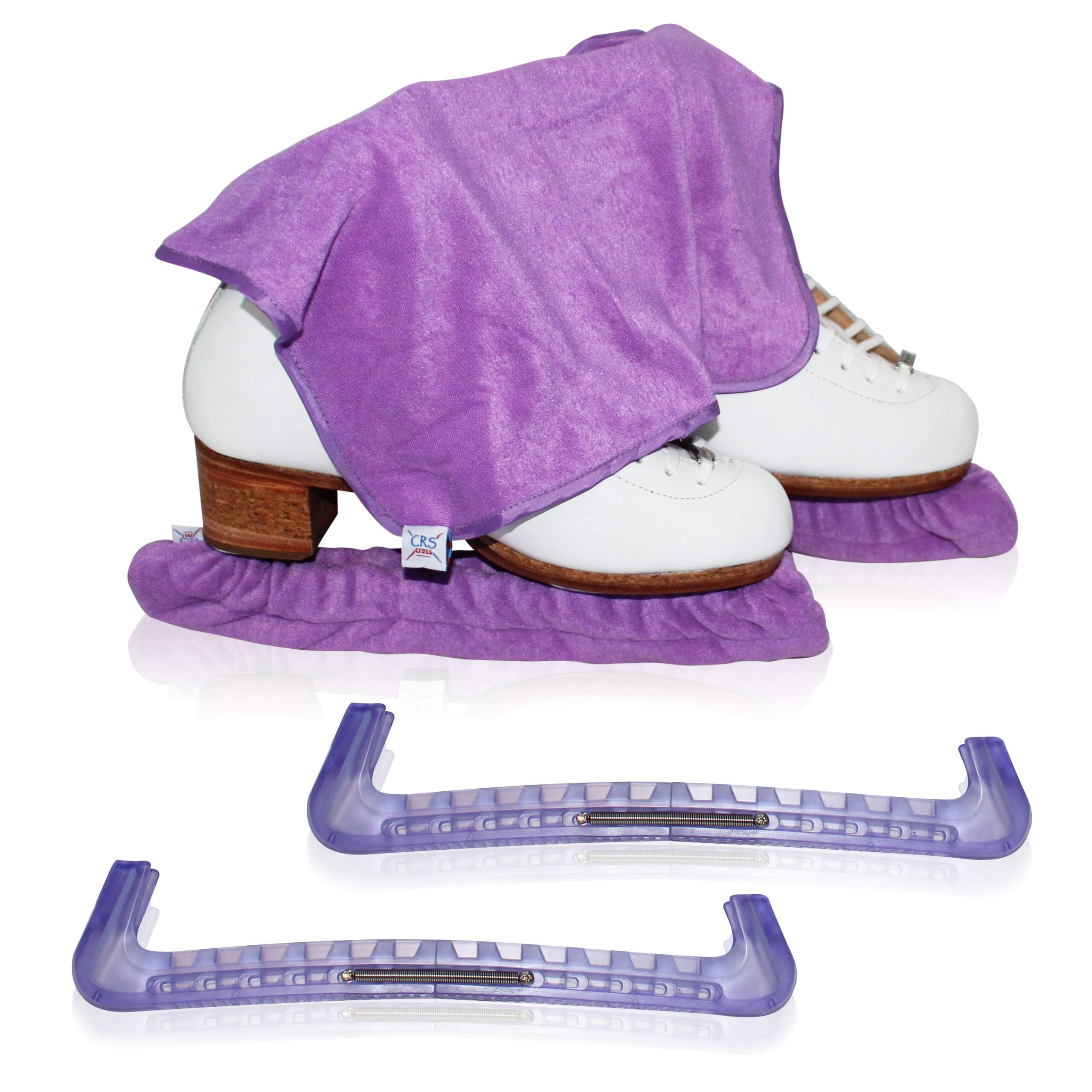 CRS Cross Skate Guards, Soakers and Towel Gift Set - Ice Skating Guards ...