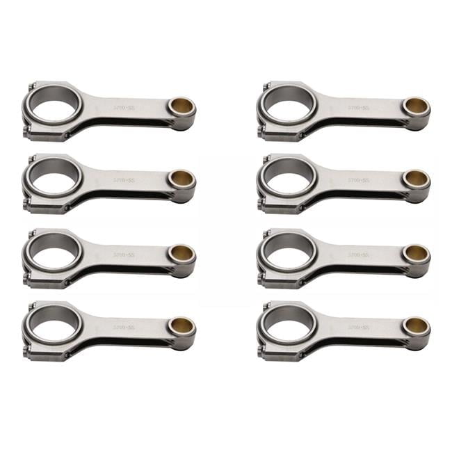 CRS5700S3D 5.7 in. Forged 4340 Steel Bushed H-Beam Rods for Small Block ...