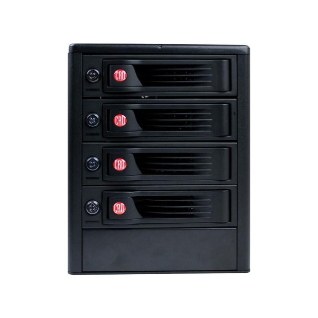 CRU 4-Bay 6Gps SAS/SATA JBOD Tower with Single SFF8088 Multilane ...