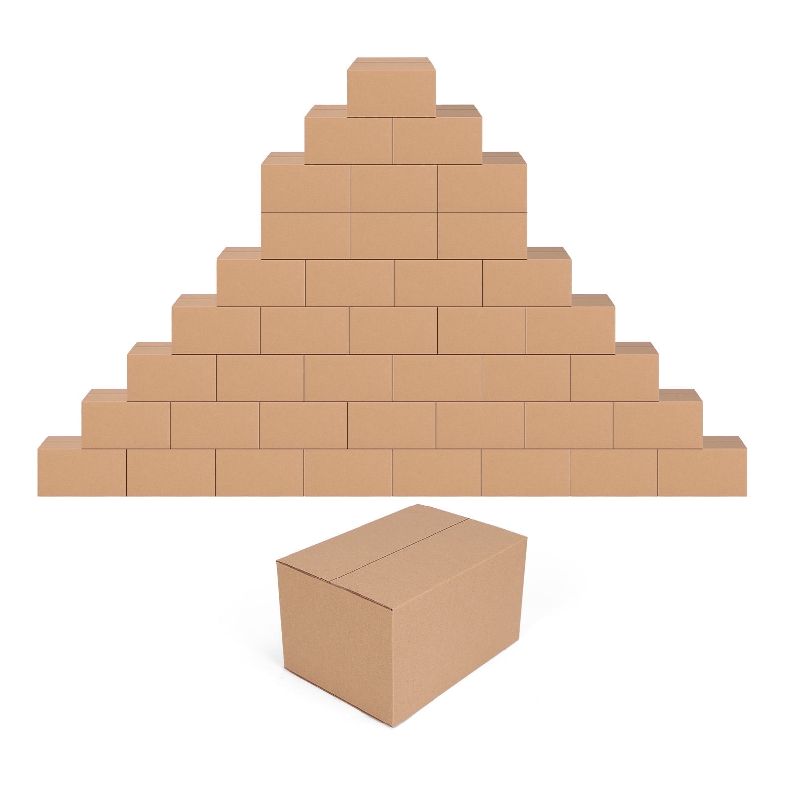 CRUGLA 7x5x4 inch Shipping Boxes Set of 40, Mailer Boxes for Packaging ...