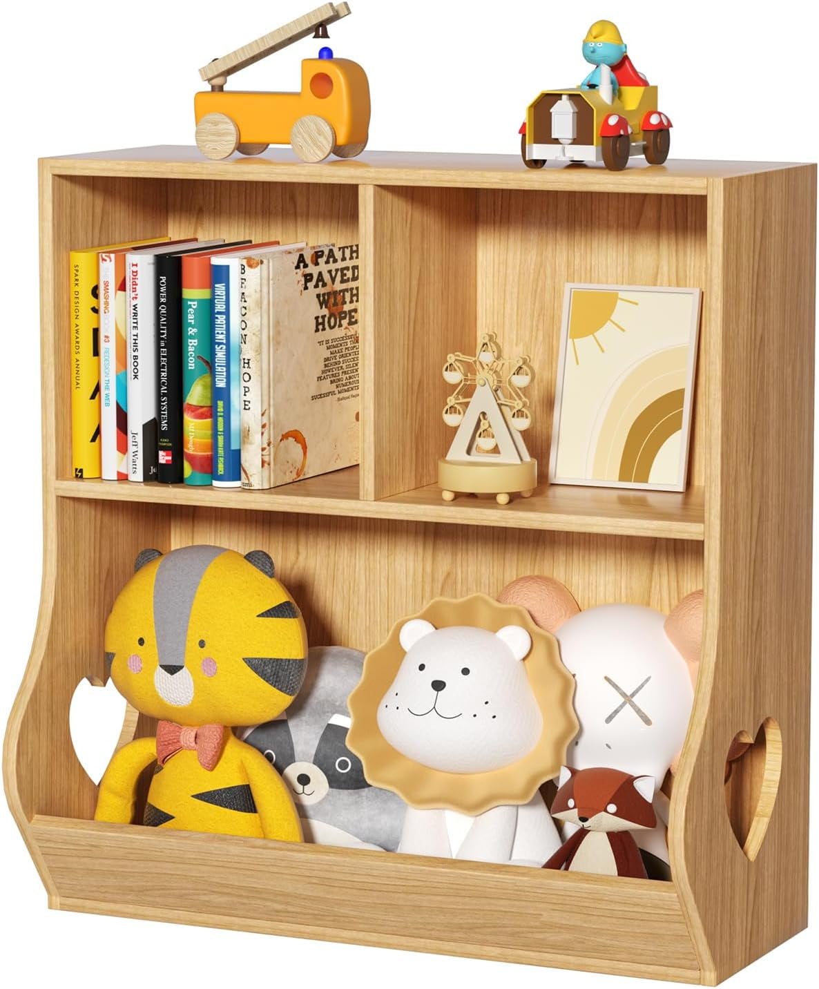 CRXX Baby Toddler Bookshelf and Storage Organizer, Kids Cabinet and ...