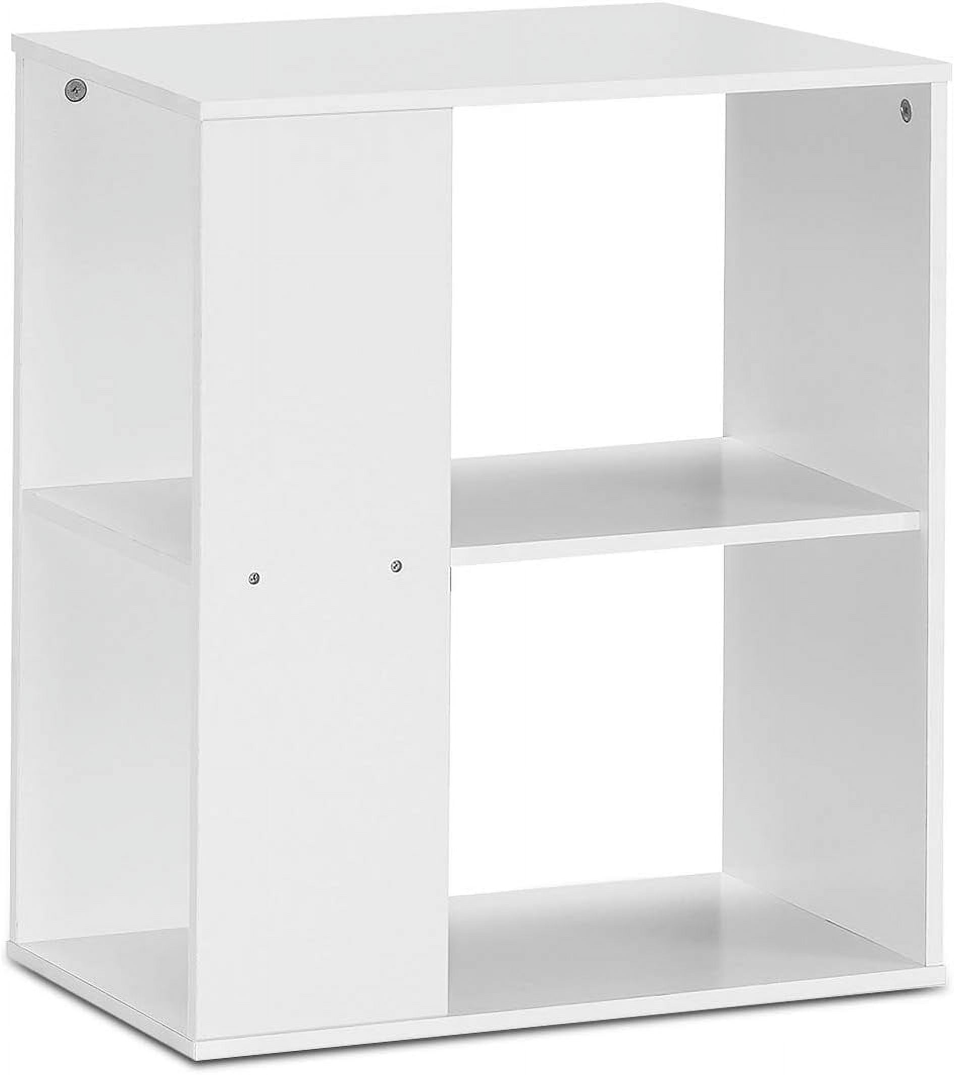 CRXX End Table with Shelves 3-Tier Open Storage, Side Table W/Foot Pads ...